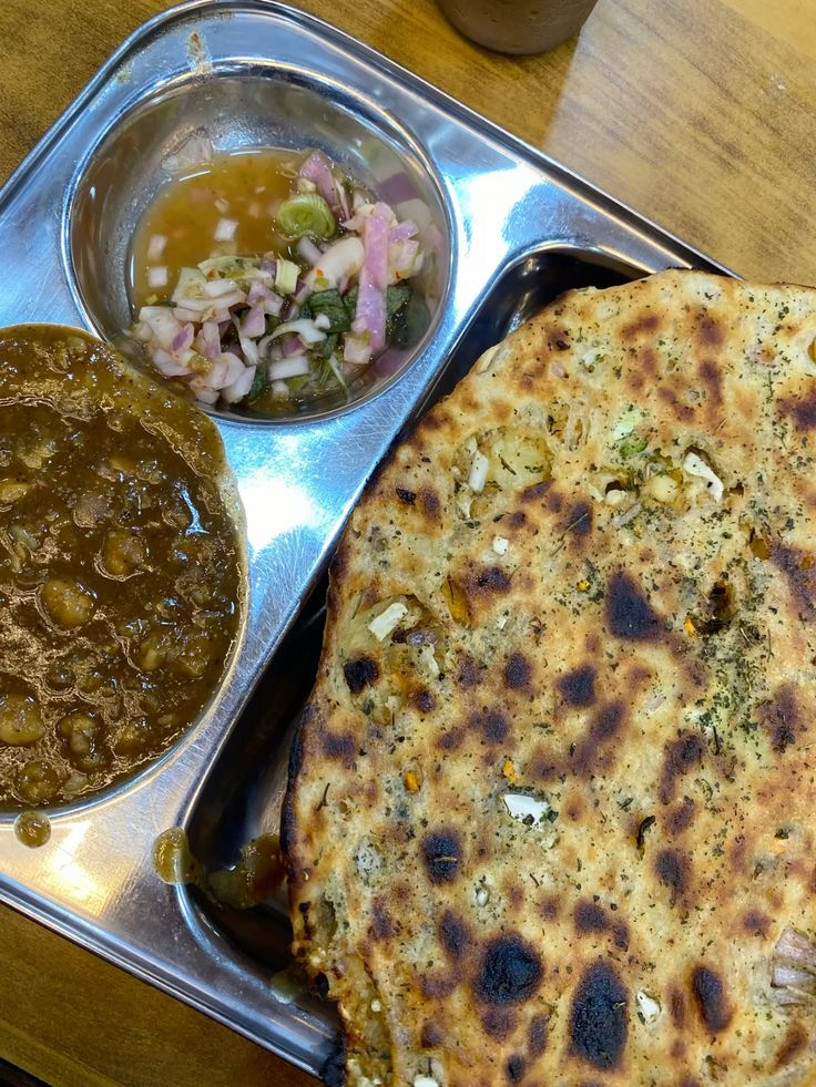 Allu naan chole – Maya Express